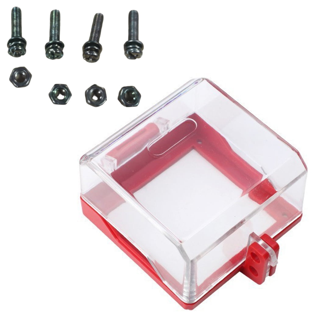 Lockable Socket Safety Cover Emergency Button Wall Switches Socket ...