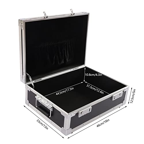 Lockable Storage Box, 18 * 13 * 6.5in Medicine Personal Item Lock Box ...