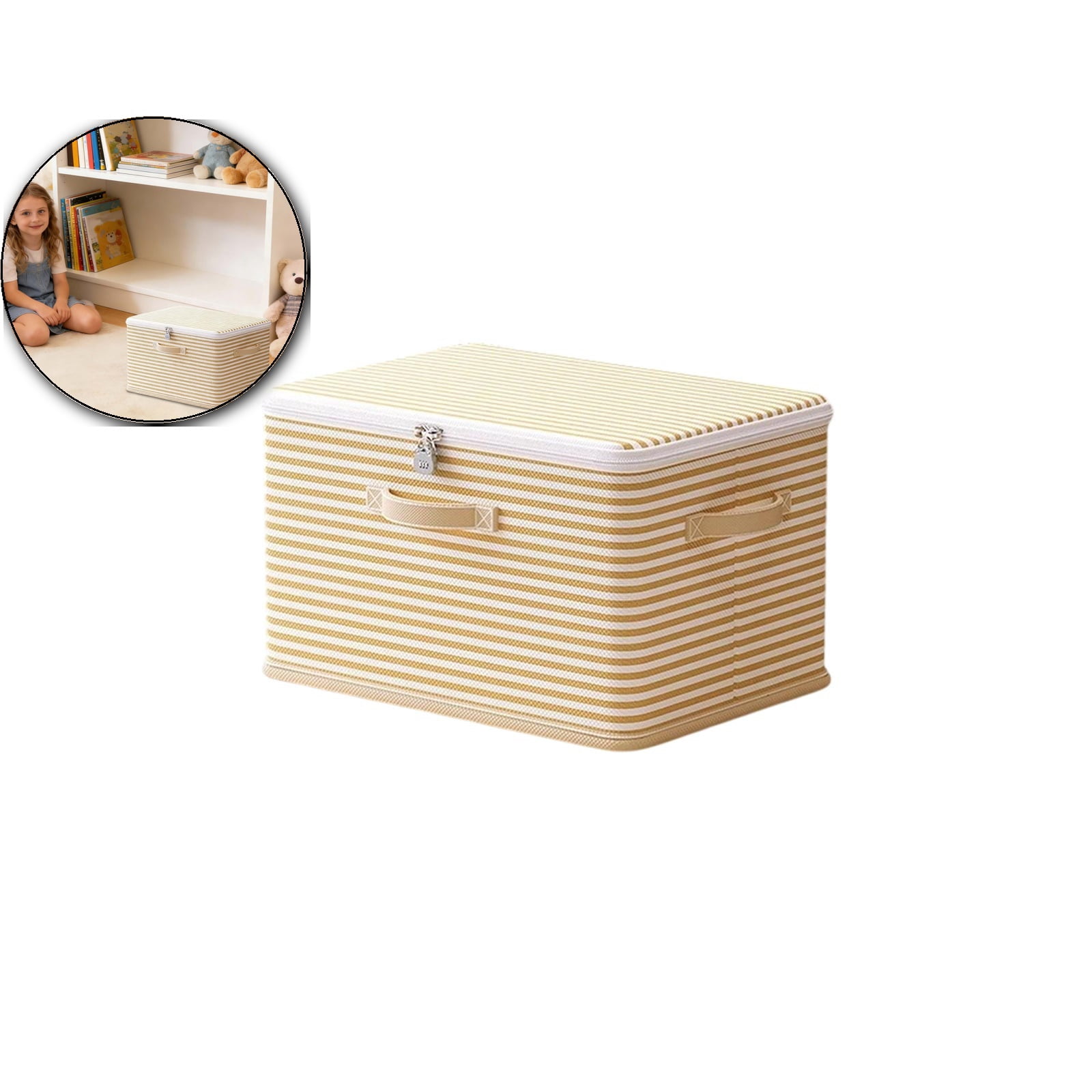 Lockable Toy Bag Storage Organizer Toy Bag Storage Bin Case with Zipper ...