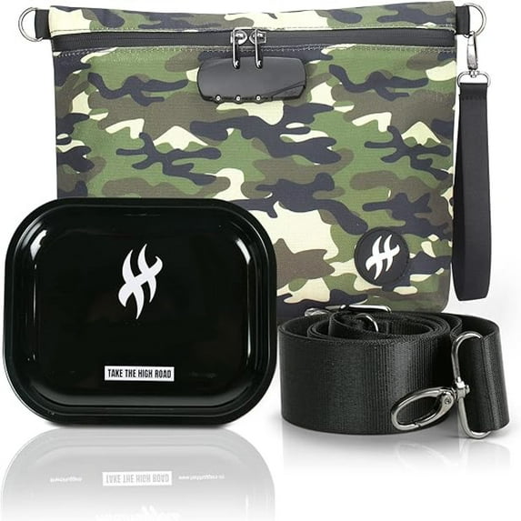 Lockable Travel Organizer Bag with Combination Lock, Secure Storage ...