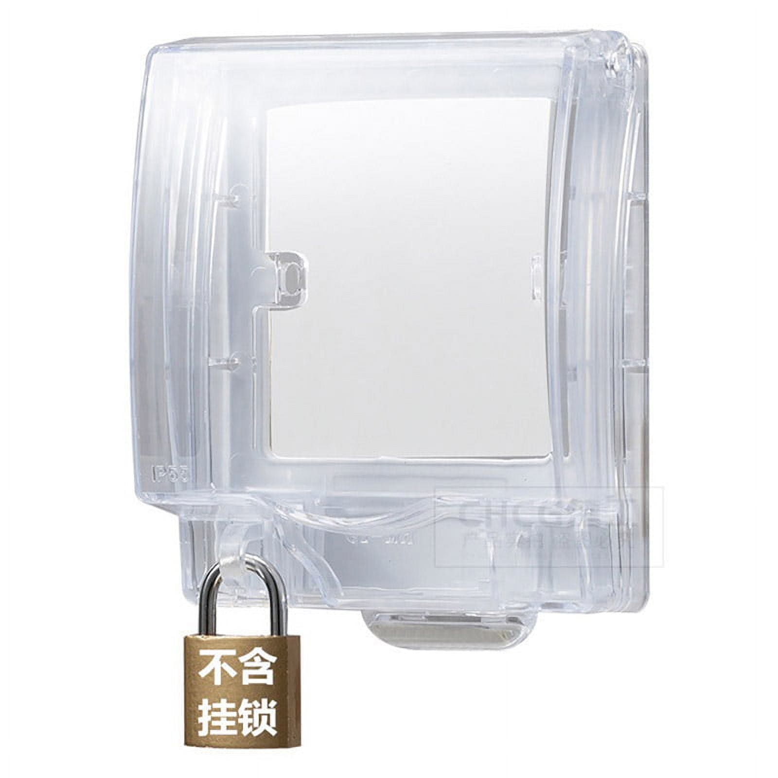 Lockable Wall-mounted Socket Waterproof Dustproof Box Outdoor 86 Type ...