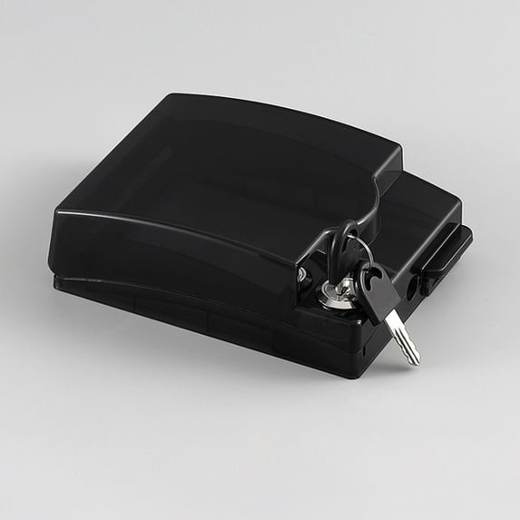 Lockable Waterproof Socket Box With Key For Electrical Outlet ...