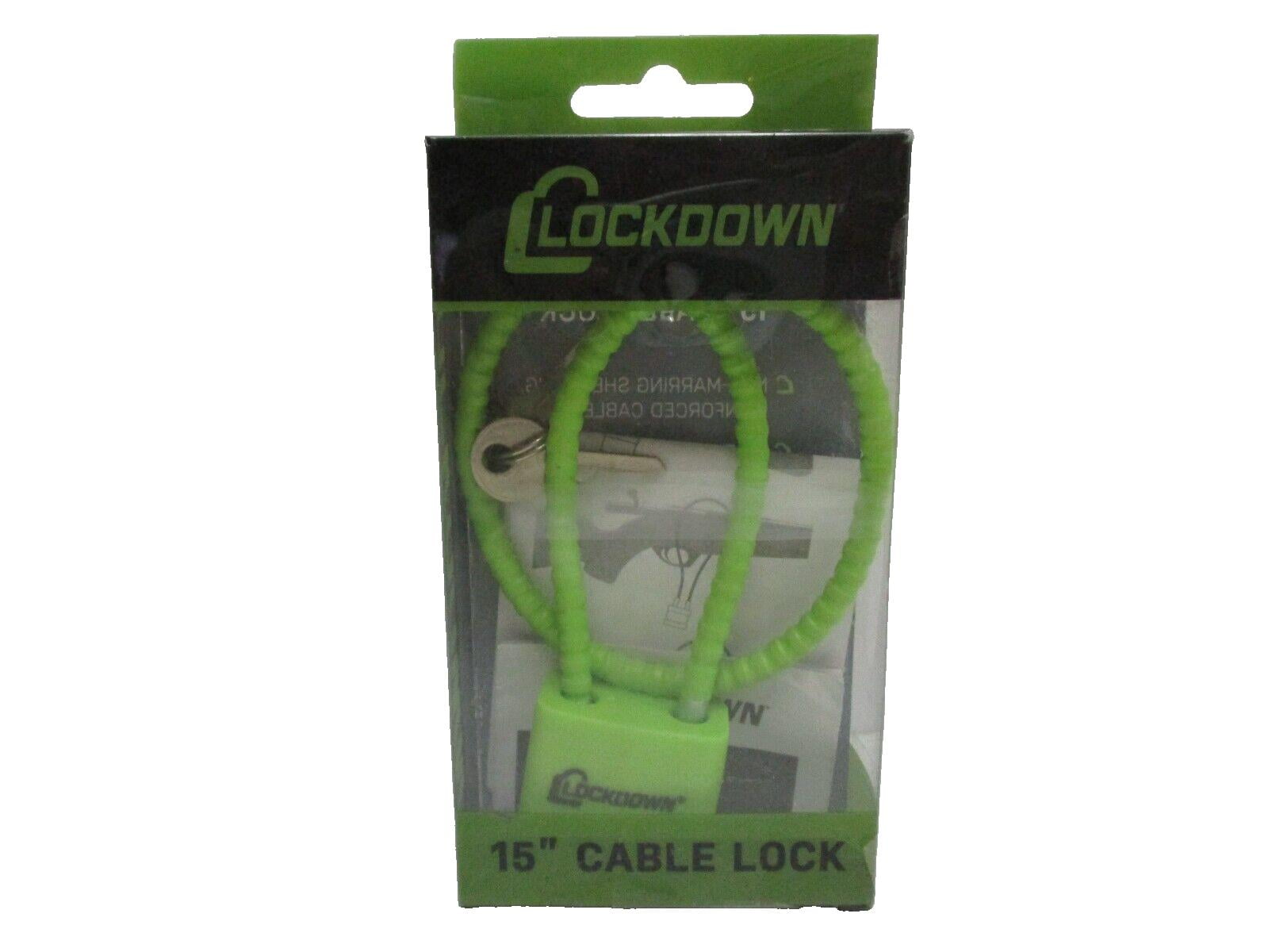 Lockdown 15 Inch Cable Gun Lock with Non-Marring California DOJ ...