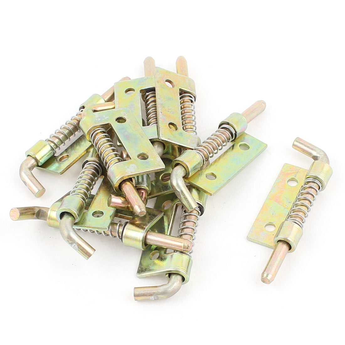 Locked Spring Loaded Security Bolt Latch 5.5cm 2.2" Long 10pcs ...