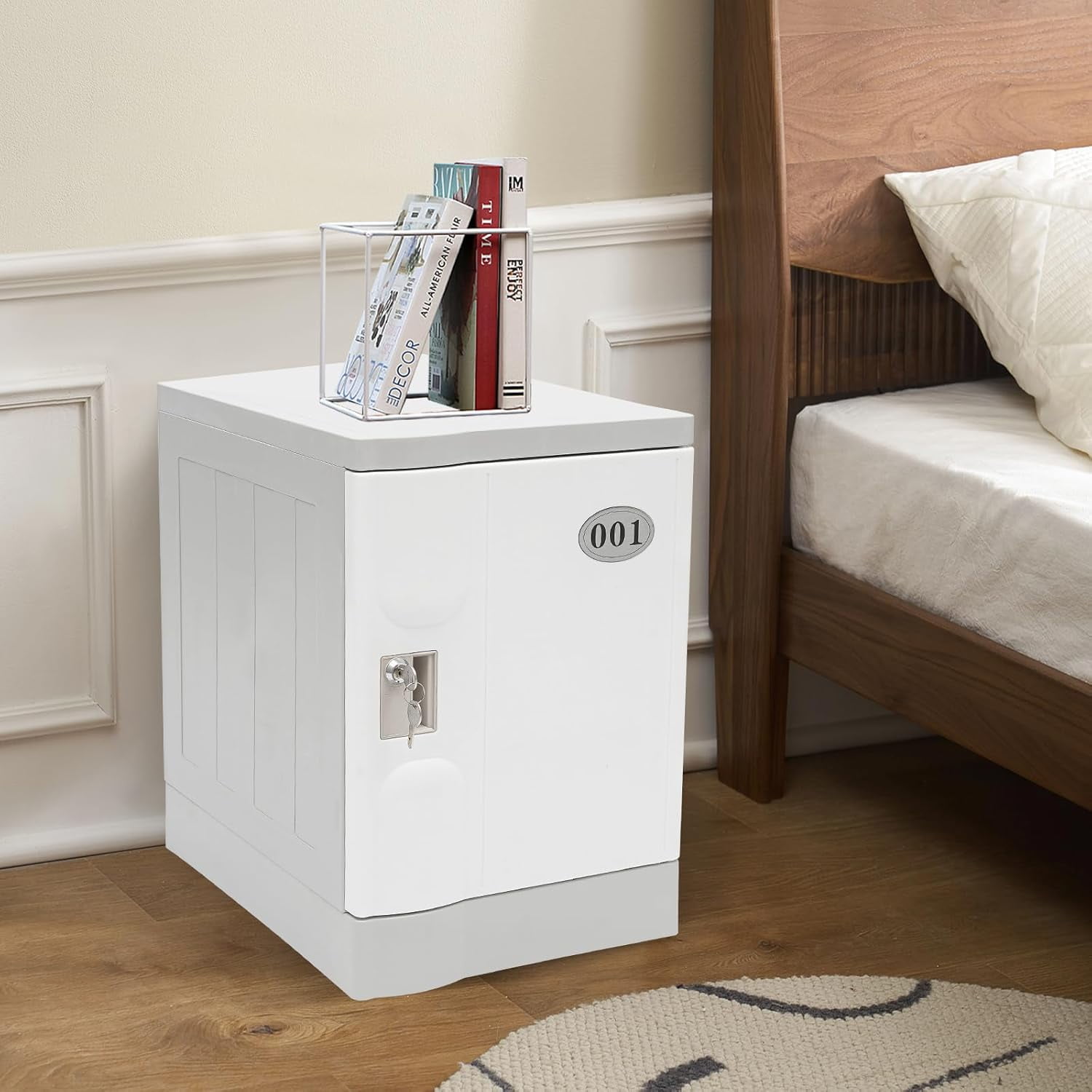 Locker, 19" Lockable Storage Cabinet with Keys, Great for Kids, Home ...