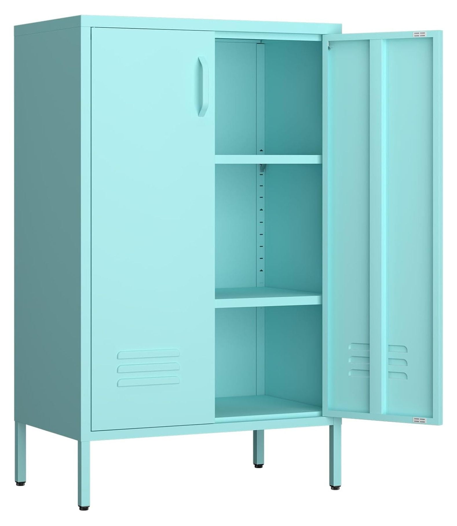 Locker Cabinet,Morden Locker Storage Cabinets with Legs,2 Doors ...