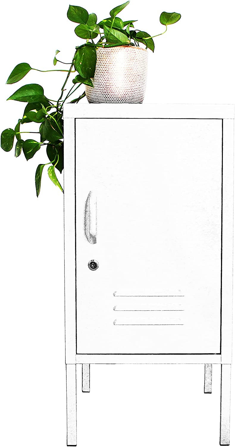 Locker End Table, Metal Storage Cabinet, Perfect for use as Tall ...
