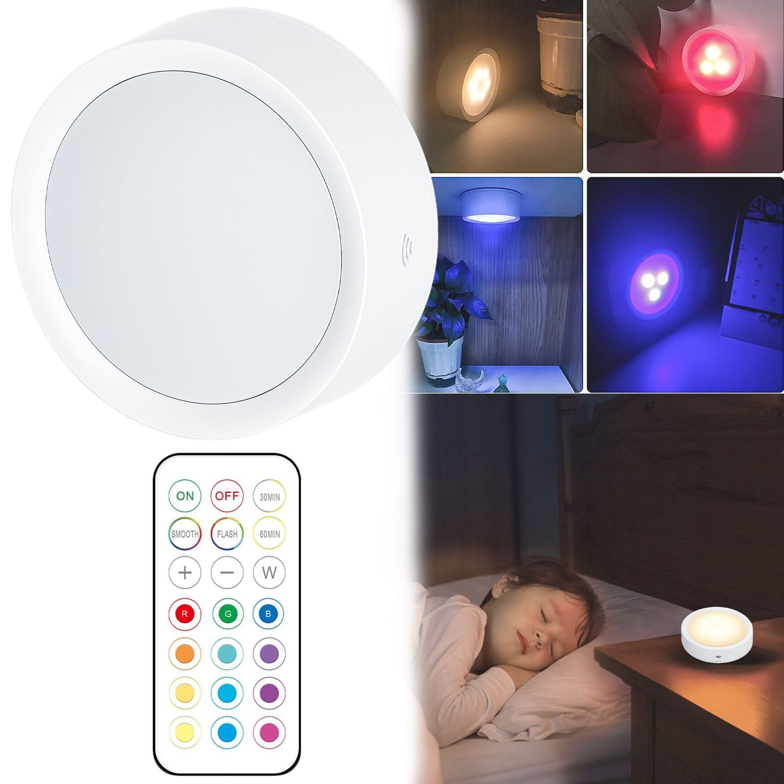 Locker Light Remote Control LED Light Multi Colors Changeable And ...