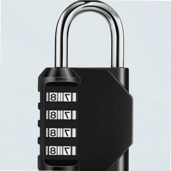 Locker Lock, 4-Digit Gym Lock Sturdy & Durable, Combo Lock Easy to Set ...