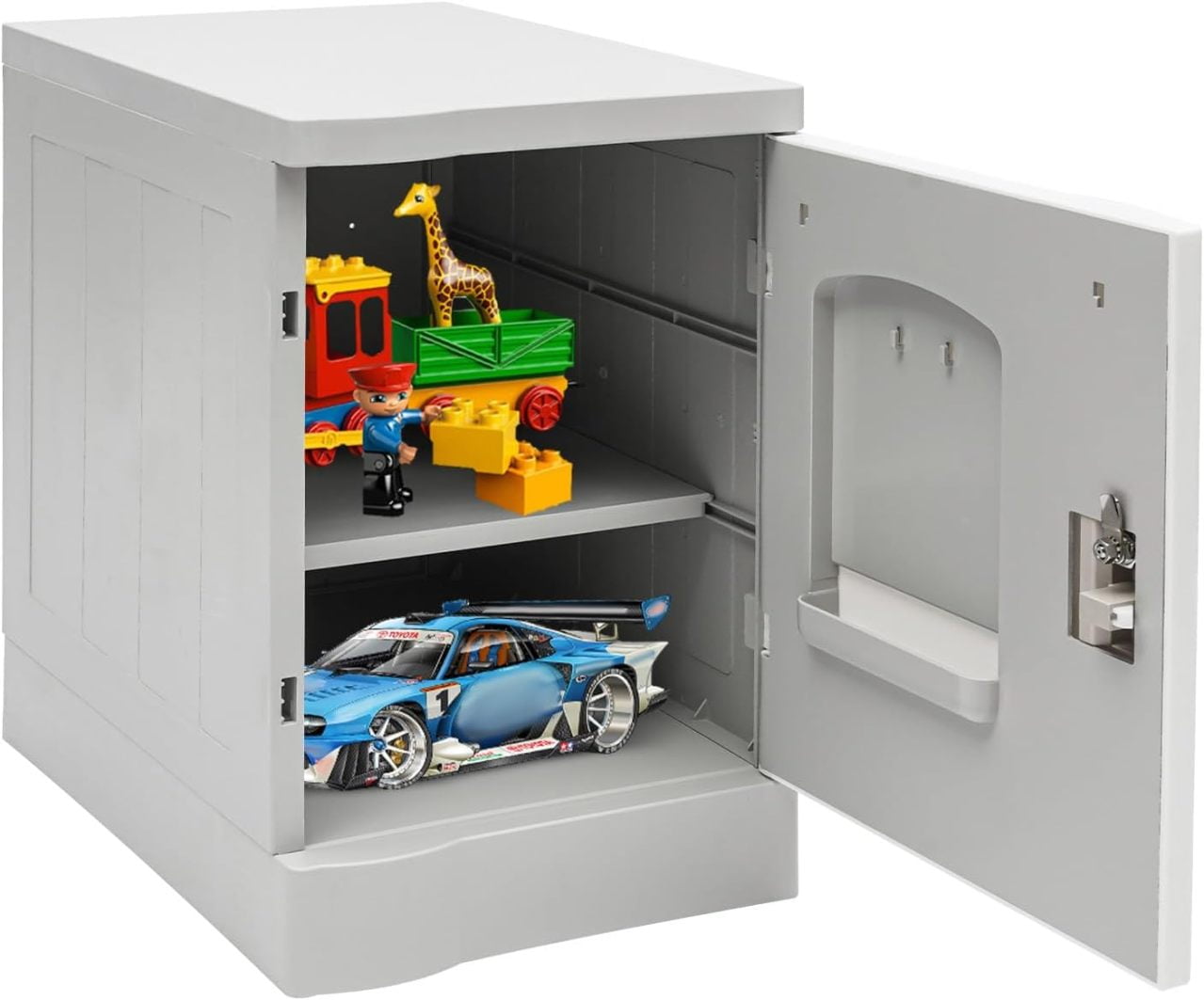 Locker, Lockable Storage Cabinet 19" with Keys | Great for Kids, Home ...