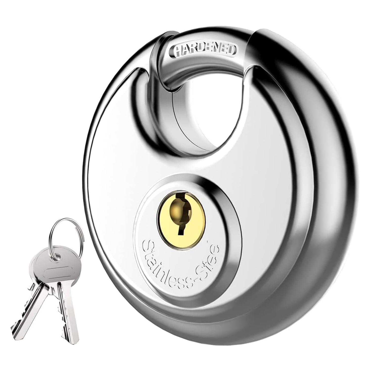 Locker Locks with Keys, Stainless Steel Discus Lock Heavy Duty Locks ...