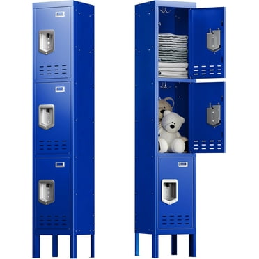 Topass Metal Storage Locker with Lockable Door, 71'' Clothing Coat ...