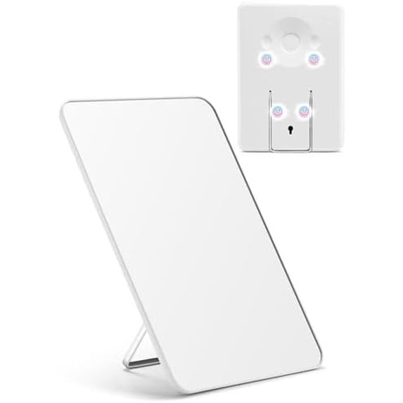 Locker Mirror, 10 x 7 inches Desk Makeup Mirror with Adjustable Stand ...