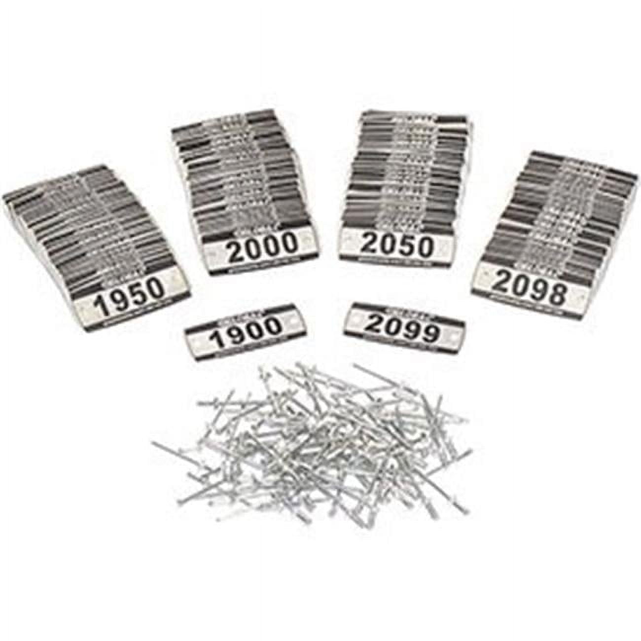 Locker Number Plate Kit - Numbered 1900-2099 - Pack of 200 - Walmart.com
