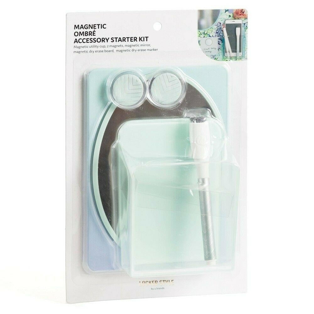 Locker Style Magnetic Ombre Locker Set Organizer Mirror Cup (New with ...