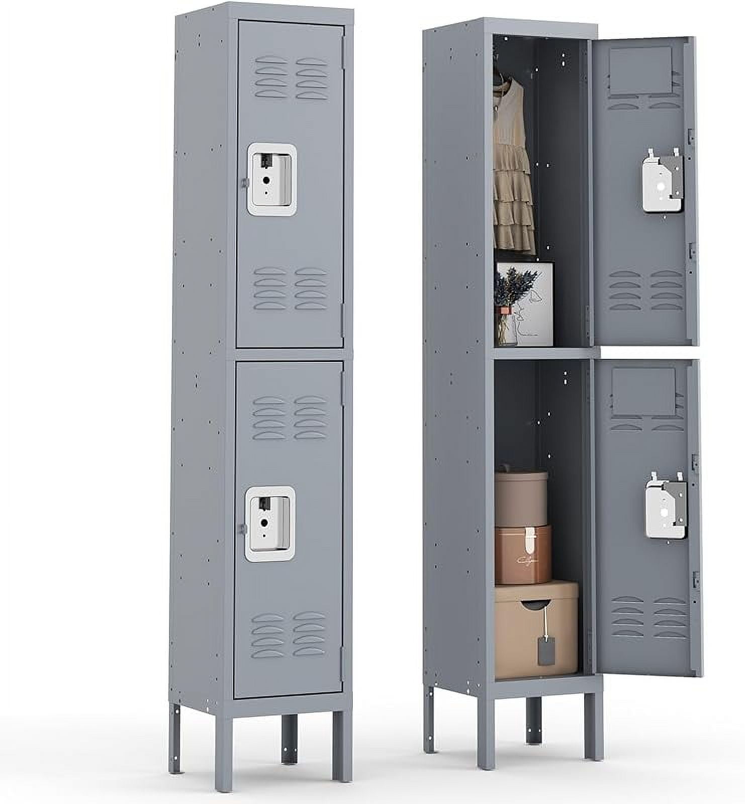 Locker for Employees, Metal Locker Storage Cabinet for Home Office ...