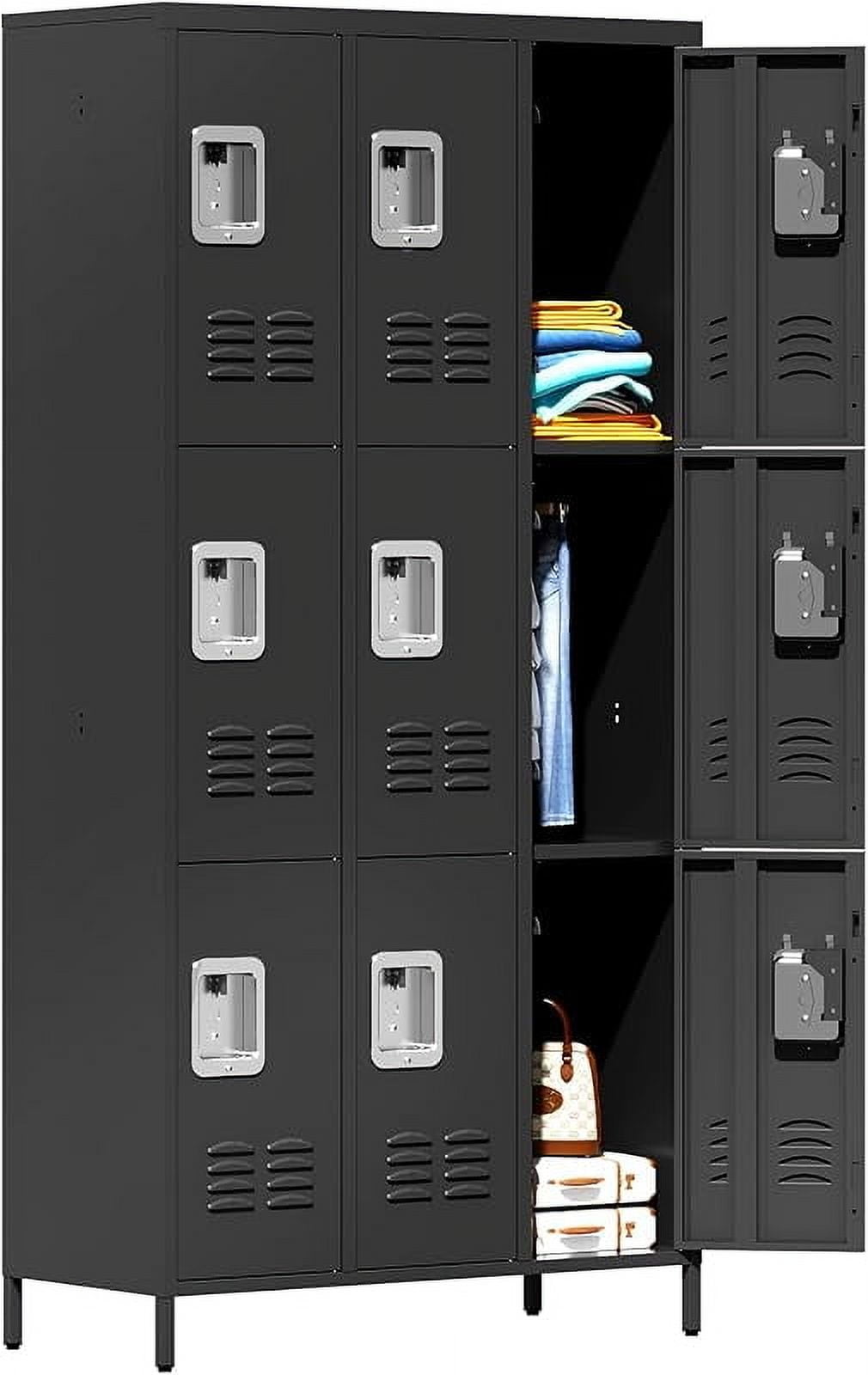 Locker for Employees, Metal Locker Storage Cabinet for Home Office ...