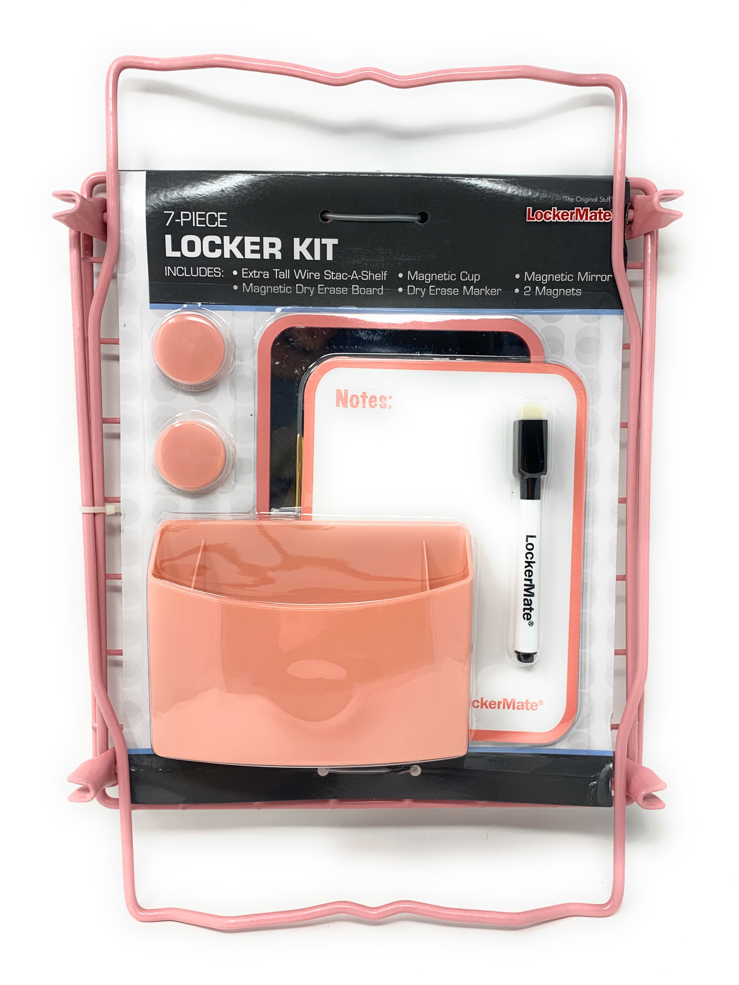 LockerMate 7 Piece Tall Wire Locker Kit - Peach - Walmart.com