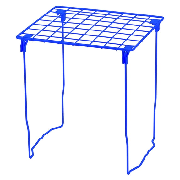 Lockermate 12-inch Stac-a-shelf Wire Locker Shelf, Blue - Walmart.com