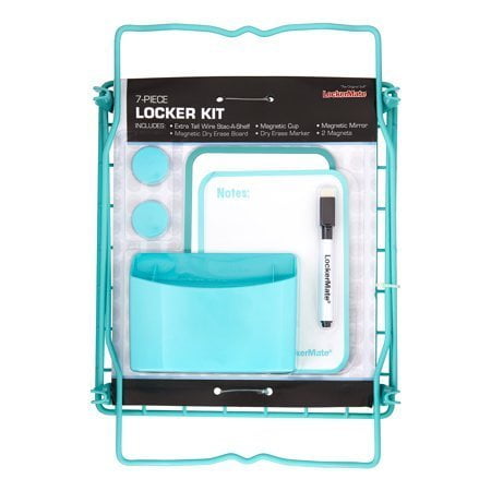 Lockermate 7-Piece Locker Kit with 12" Stac-A-Shelf ~ Mint - Walmart.com