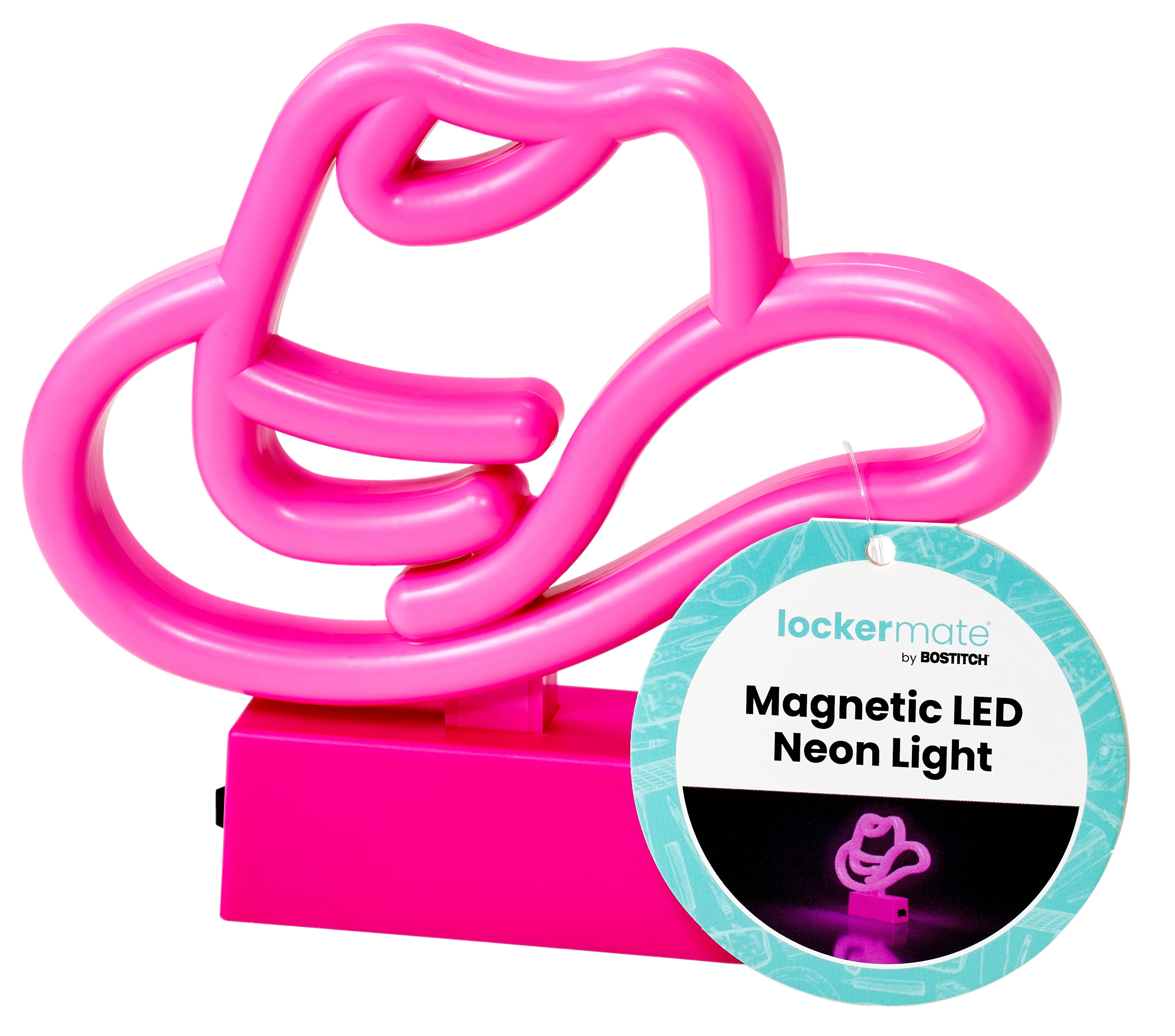 Lockermate Cowgirl Neon Light, Pink - Walmart.com
