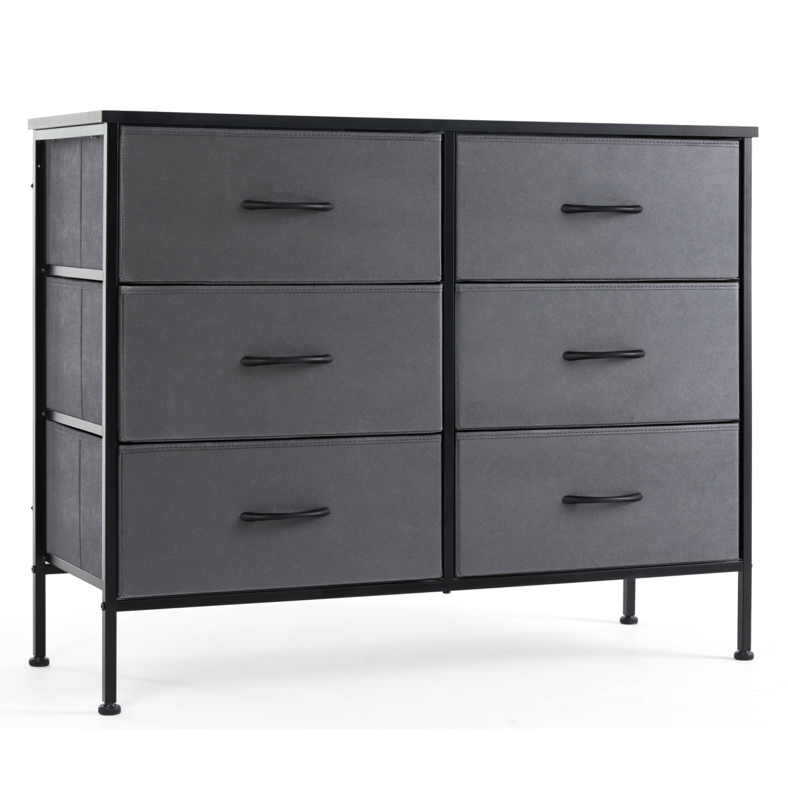 Lockers for Bedroom with 6 Fabric Drawers, Tall Chest Organizer Units ...