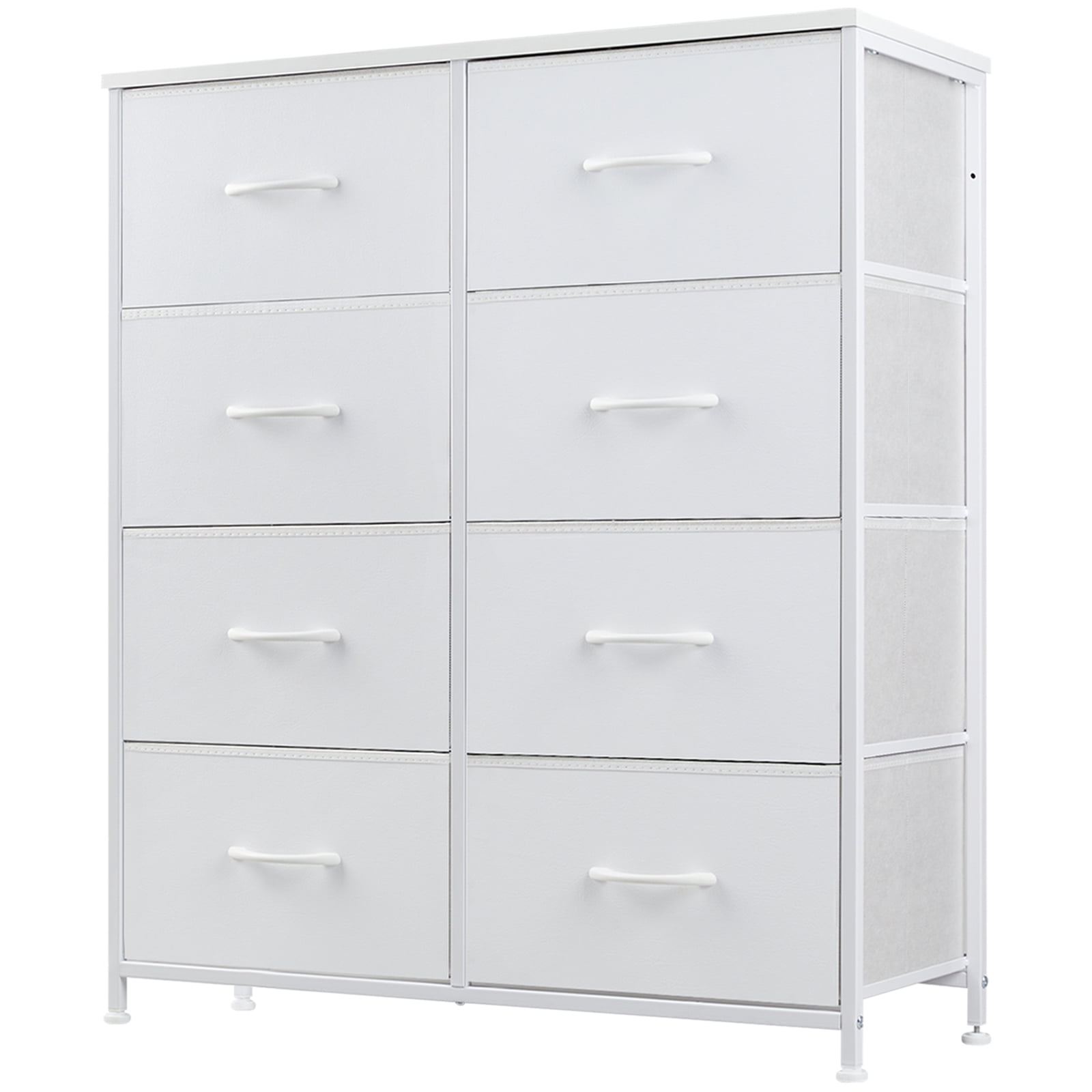 Lockers for Bedroom with 8 Fabric Drawers, Tall Chest Organizer Units ...