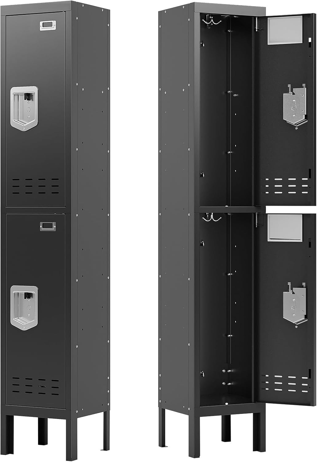 Lockers,Metal Locker, Lockers for Employees,Storage Locker with 2 Doors ...
