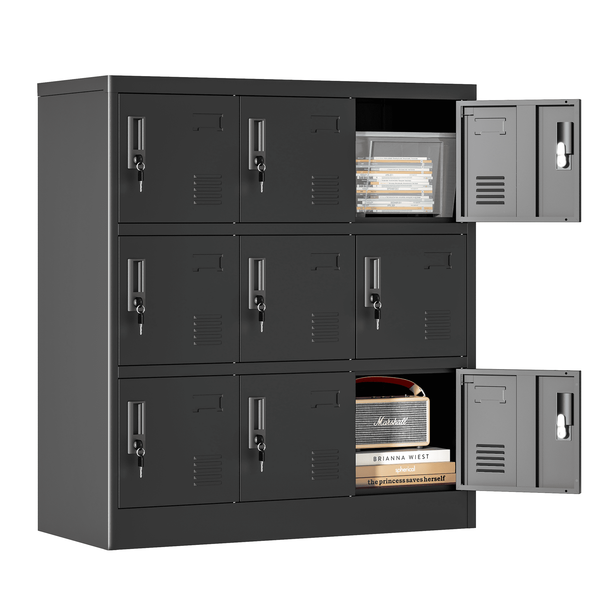 Lockers, Metal Lockers For Employees, Steel Locker Storage Cabinet With ...