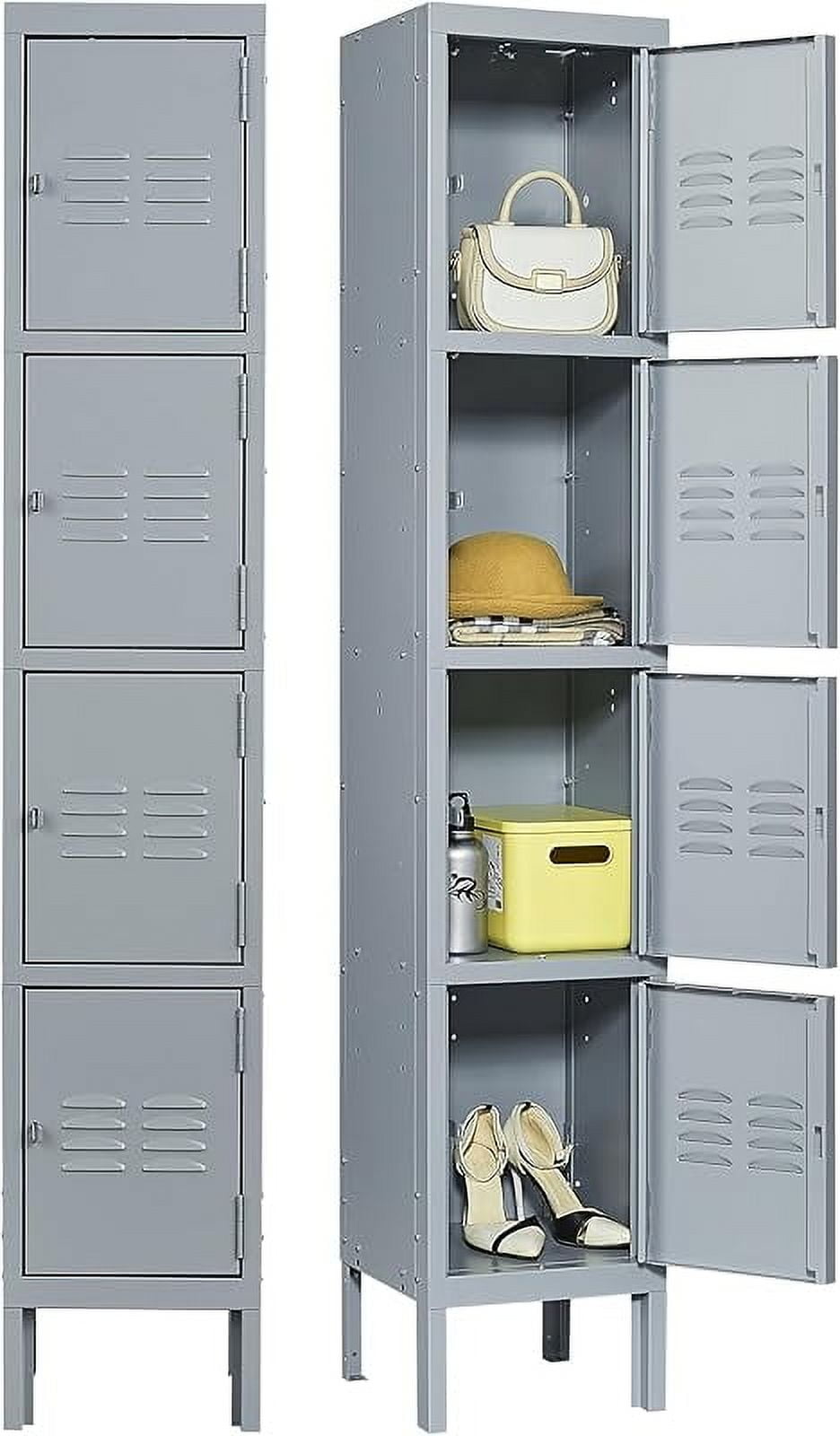 Lockers for Employees Storage Locker with Doors and Shelves,Steel ...