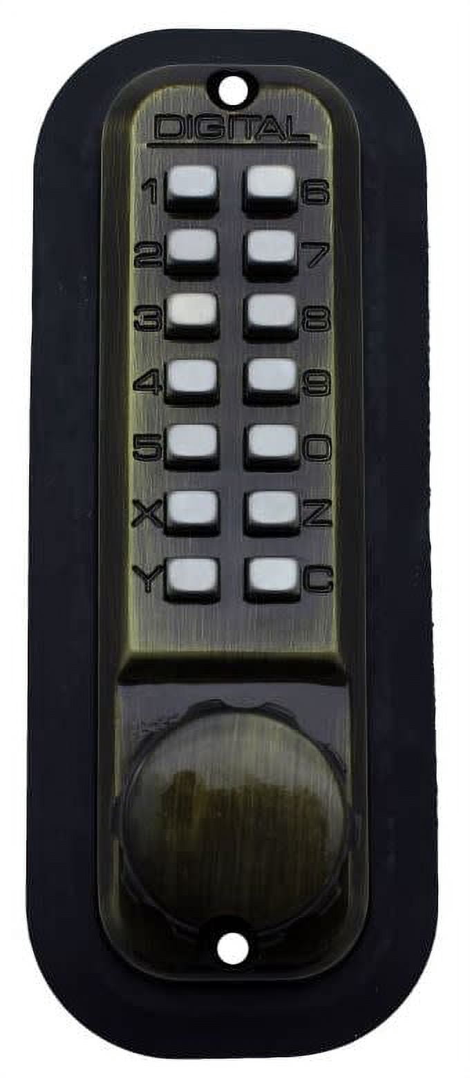 Lockey 2210-AB-DC Mechanical Keyless Deadbolt Double Sided Combination ...