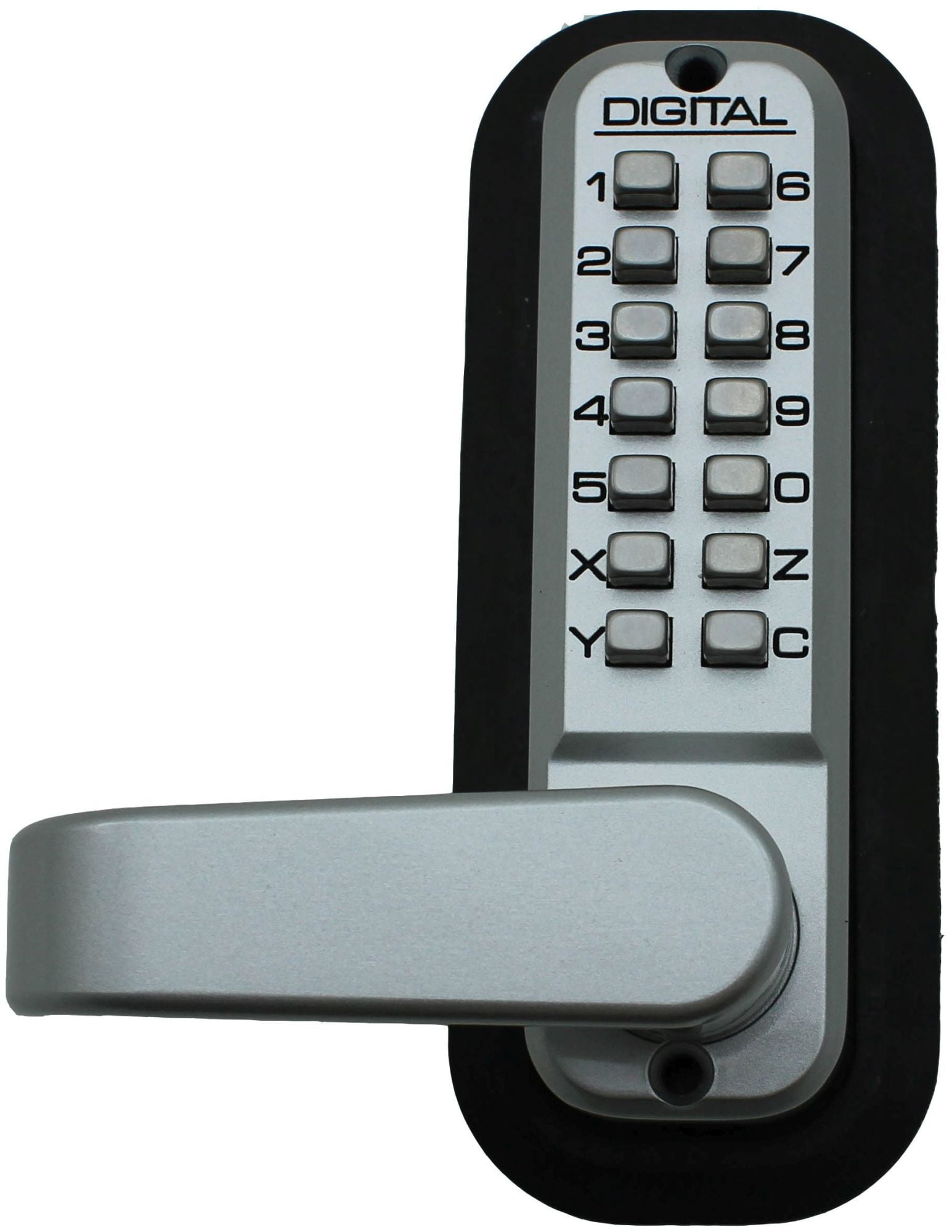Digital Door Lock 2835 Lever Handle with Double Combination, Satin ...
