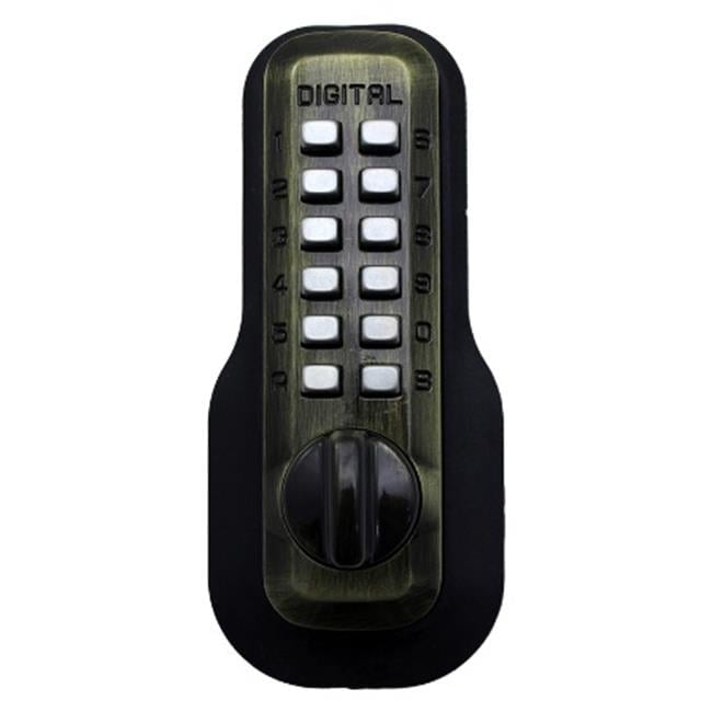 Lockey M-230 AB-DC Mechanical Keyless Lock - Antique Brass - Walmart.com