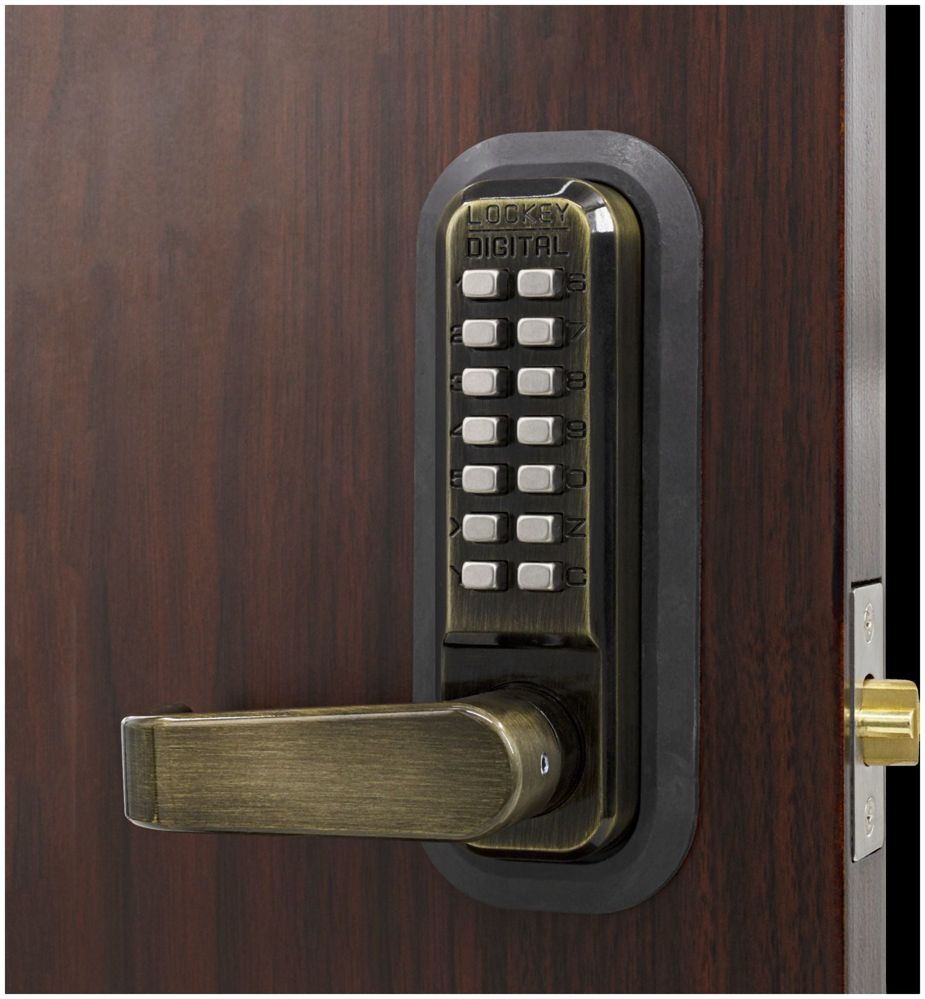 Lockey 2835 2000 Series Keyless Entry Single Combination Mechanical ...