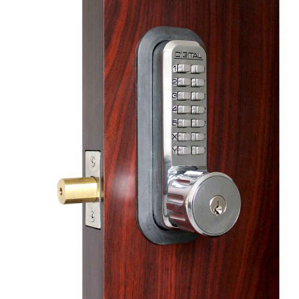 Lockey USA Mechanical Keyless Double Combination Deadbolt Lock with Key ...