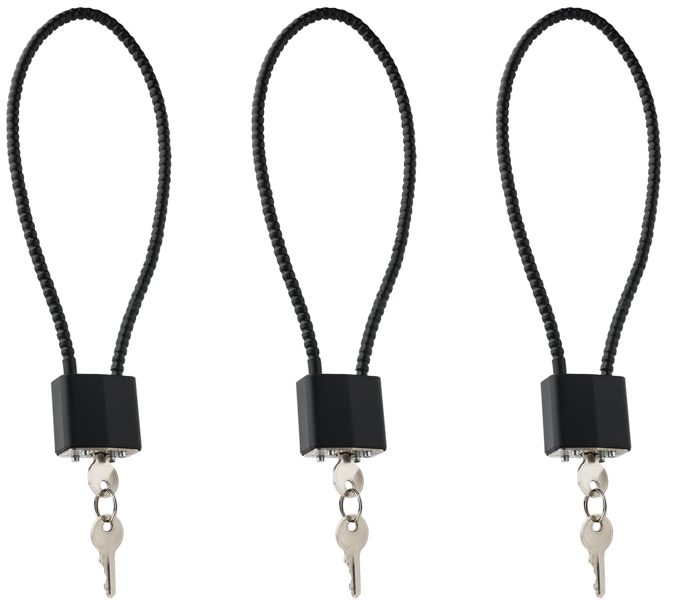 Lockforall DOJ Approved Cable Gun Locks w/Keys, Keyed Alike 15" Heavy ...