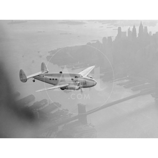 Lockheed 14 Super Electra Flown by Howard Hughes, Unframed Photographic ...