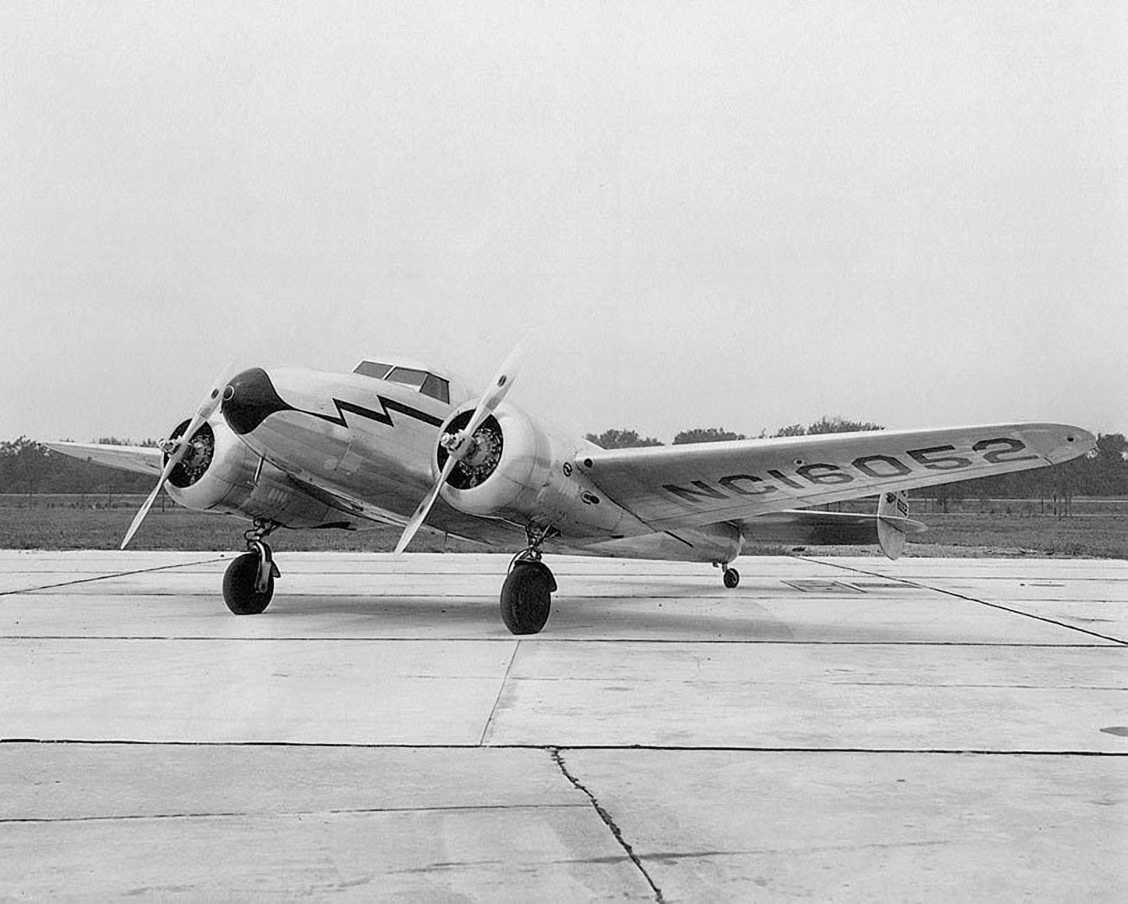 Lockheed Electra Model 12 Style - 1 - 12x18 Inch Laminated Aviation ...