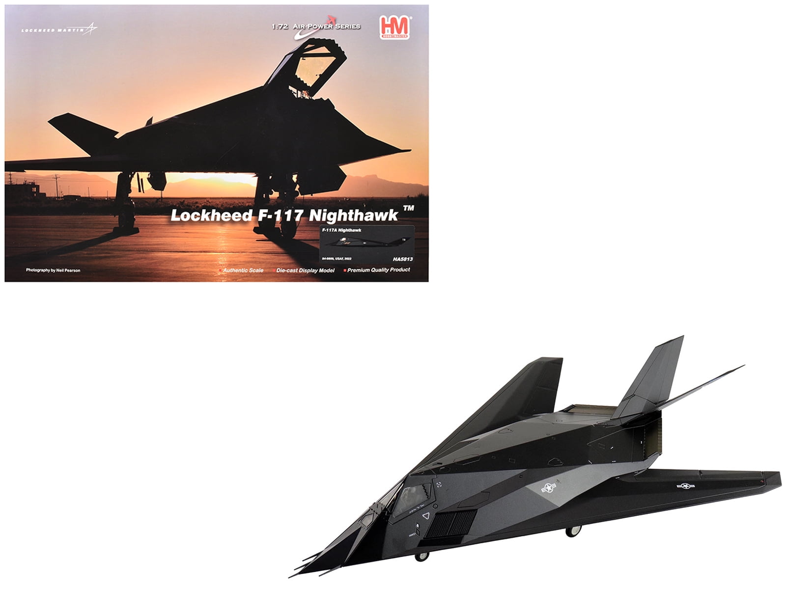 Lockheed F-117A Nighthawk Stealth Aircraft "84-0809" (2022) US Air ...