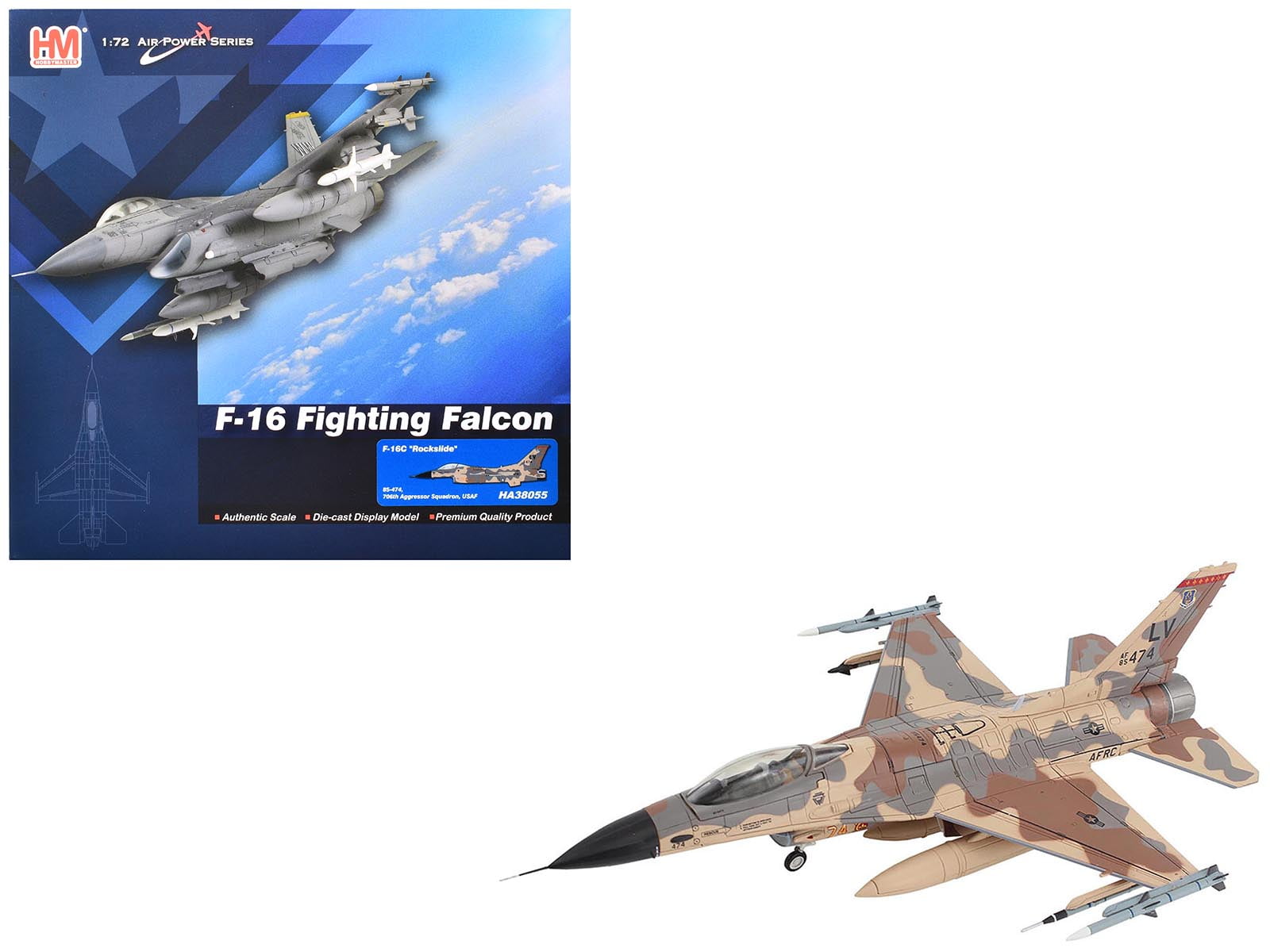 Lockheed F-16C Fighting Falcon Fighter Aircraft "706th Aggressor ...