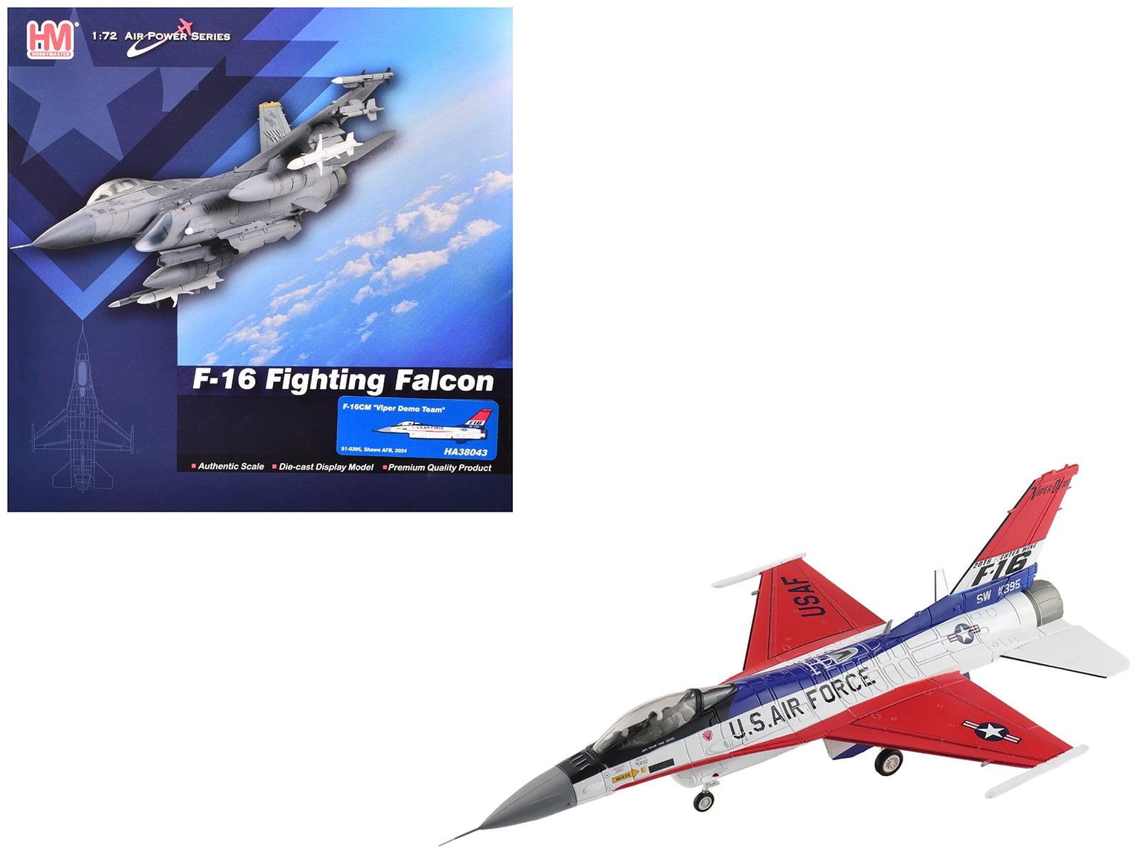 Lockheed F-16CM Fighting Falcon Fighter Aircraft "Viper Demo" (2024) US ...