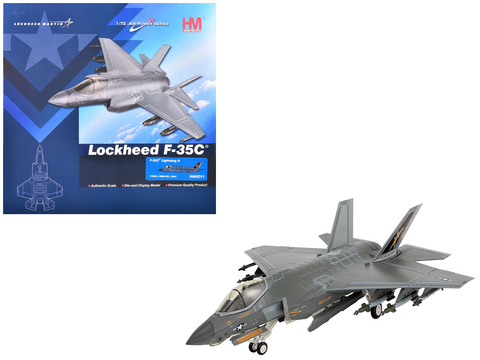 Lockheed F-35C Lightning II Aircraft "VMFA-251" (2024) United States ...