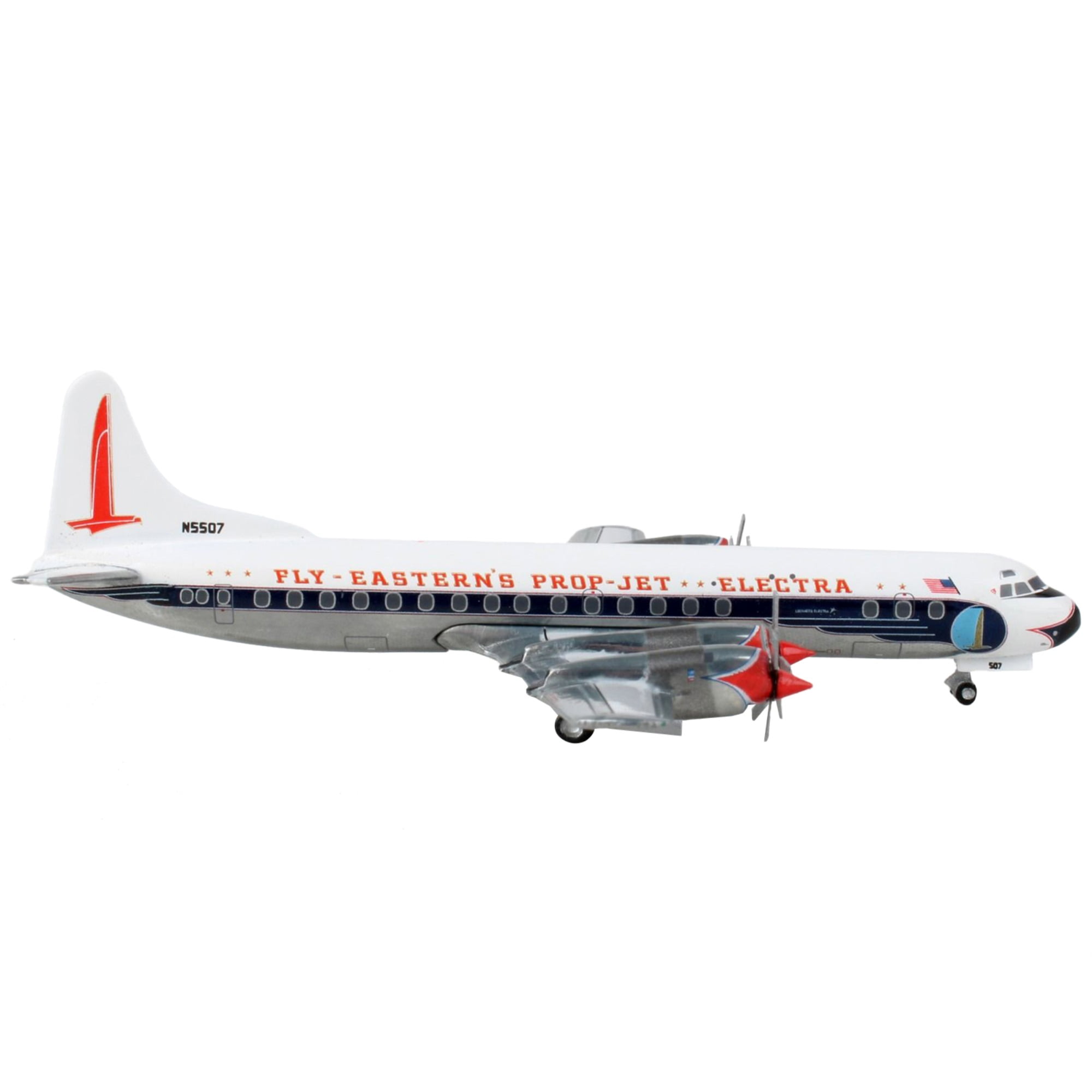 GeminiJets 2138 Eastern Air Lines Lockheed L-188 Electra 1/400 Scale ...