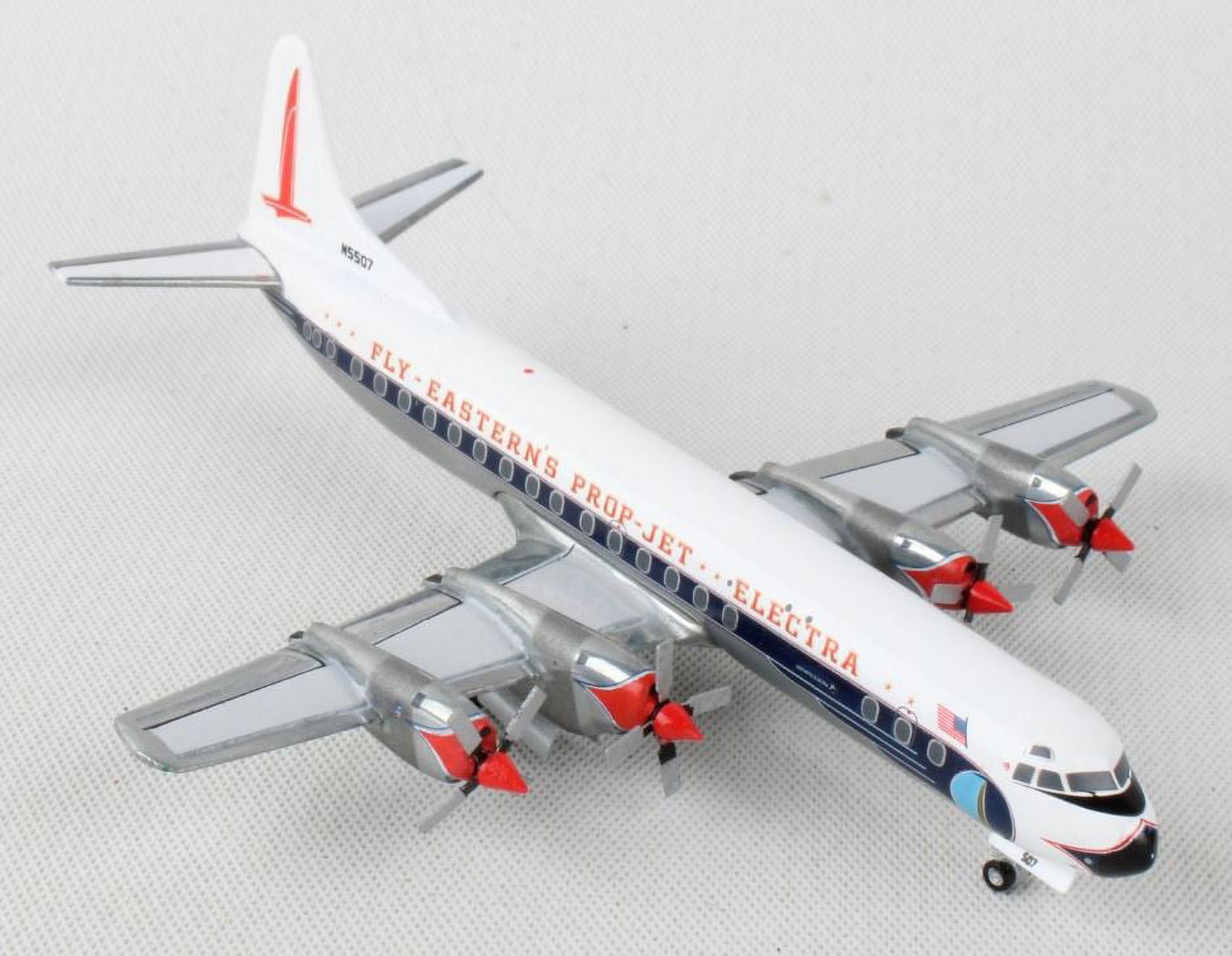 Lockheed L-188 Electra Commercial Aircraft "Eastern Air Lines" White ...