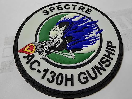 Lockheed Martin® AC-130H Spectre Gunship PVC Glow in The Dark Patch ...