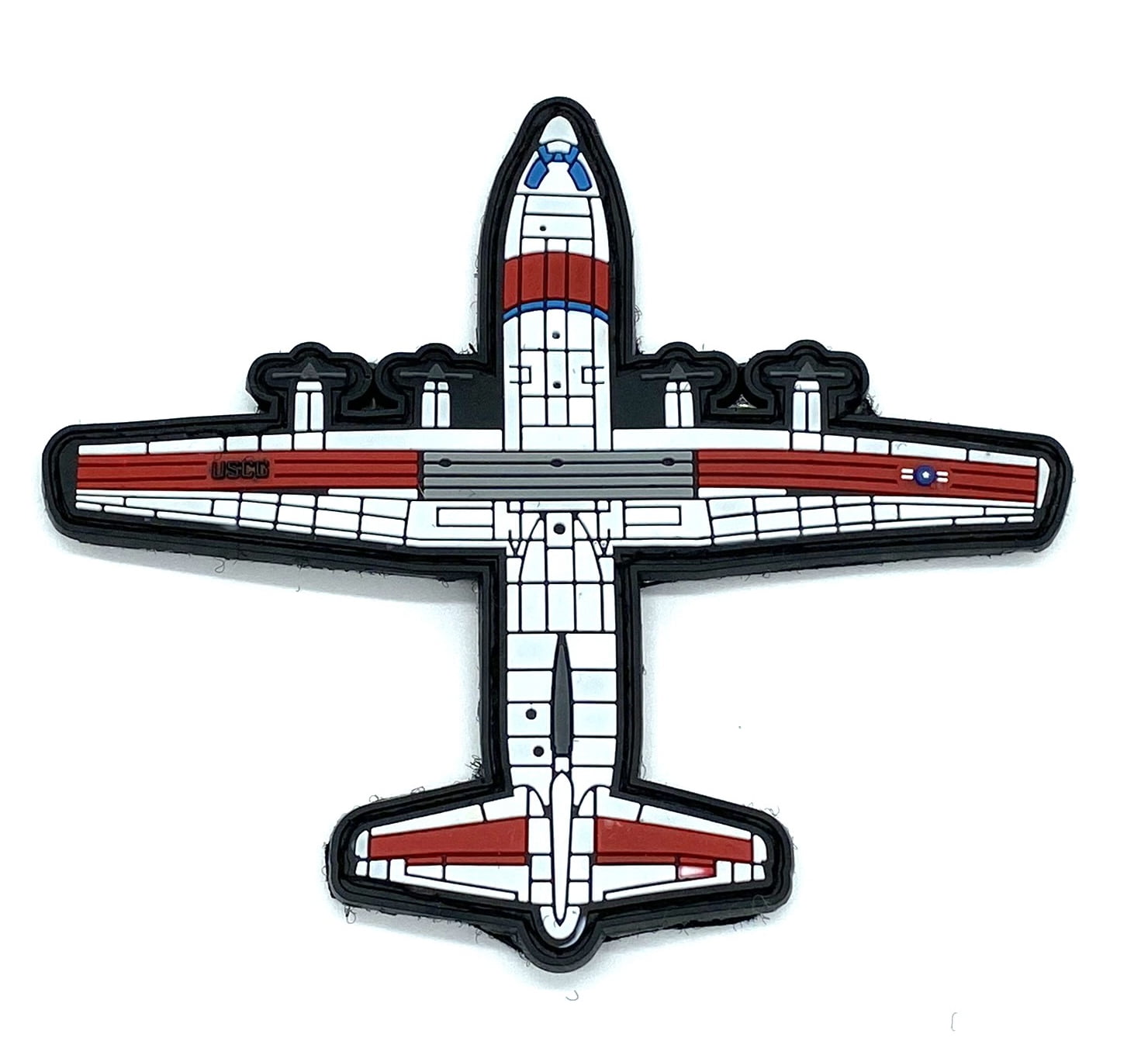 Lockheed Martin® C-130 Hercules®, US Coast Guard, Silhouette Patch, PVC ...