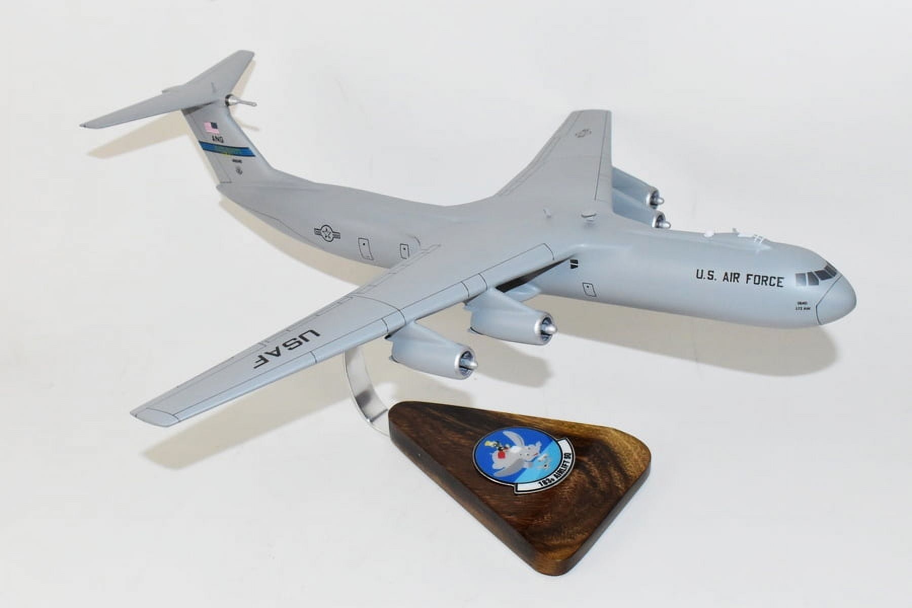Lockheed Martin® C-141B Starlifter™, 172nd AW 183rd AS, 18in Mahogany ...