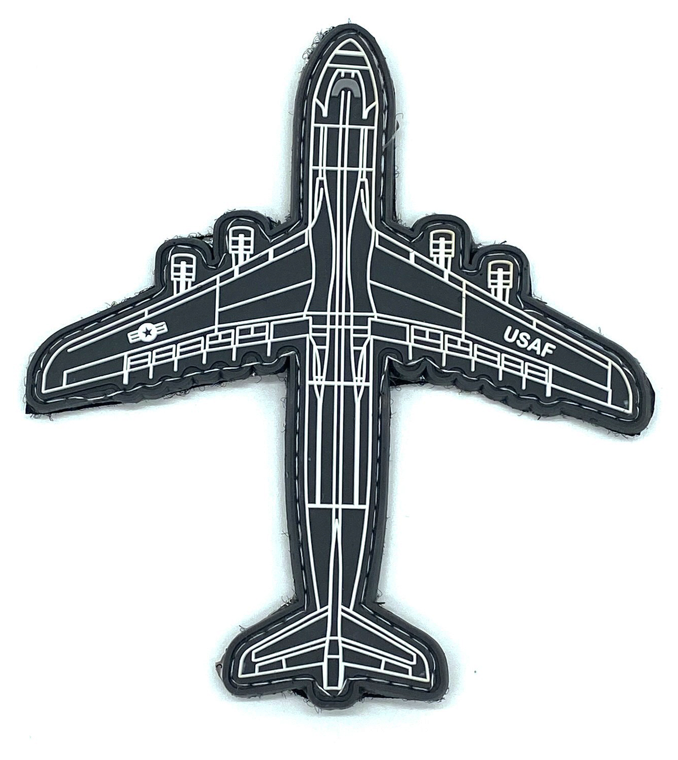 Lockheed Martin® C-5 Galaxy® Silhouette PVC Shoulder Patch - With Hook and Loop, 5-inch ...