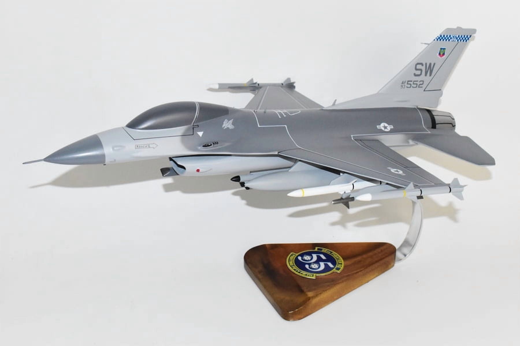 Lockheed Martin® F-16 Falcon Model, 55th FS Fighting Fifty Fifth, 18 ...