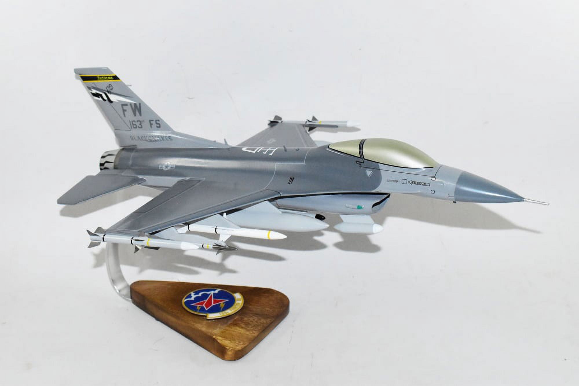 Lockheed Martin® F-16 Fighting Falcon®, 163rd Fighter Squadron, 18 ...